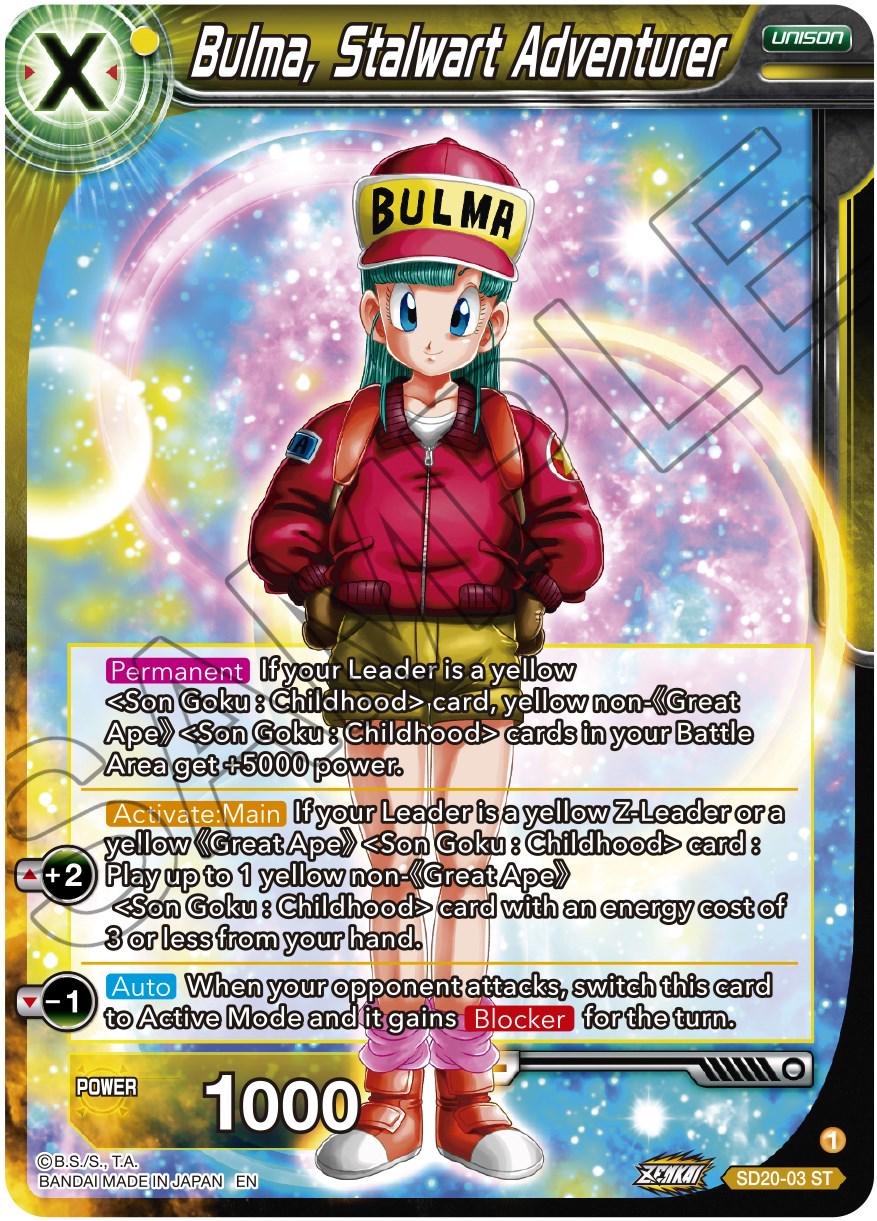 Bulma, Stalwart Adventurer SD20-03 Prices | Dragon Ball Super Dawn of ...