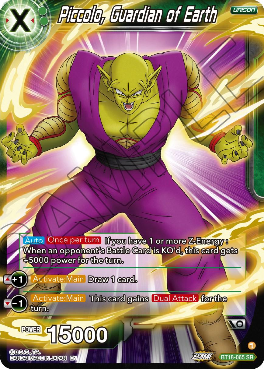Piccolo, Guardian of Earth BT18-065 Prices | Dragon Ball Super Dawn of ...