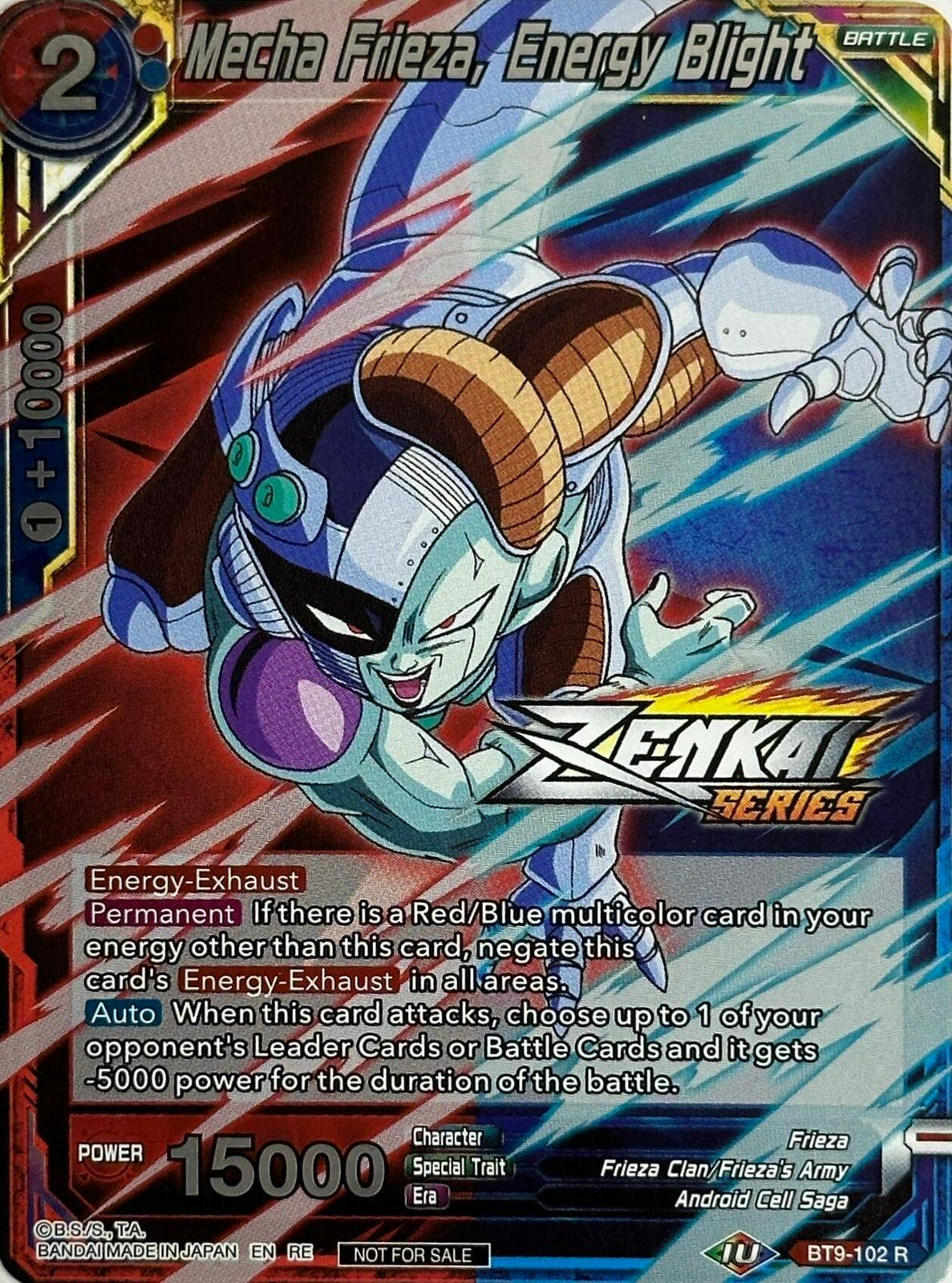Mecha Frieza, Energy Blight BT9-102 Prijzen | Dragon Ball Super Divine ...