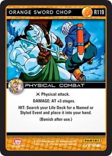 Orange Sword Chop R119 Prices | Dragon Ball Z Vengeance | Dragon Ball Cards