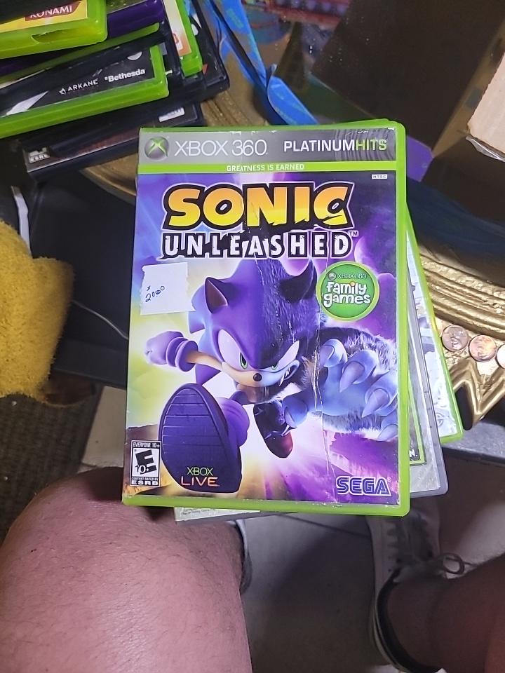 Sonic Unleashed | Item and Box only | Xbox 360