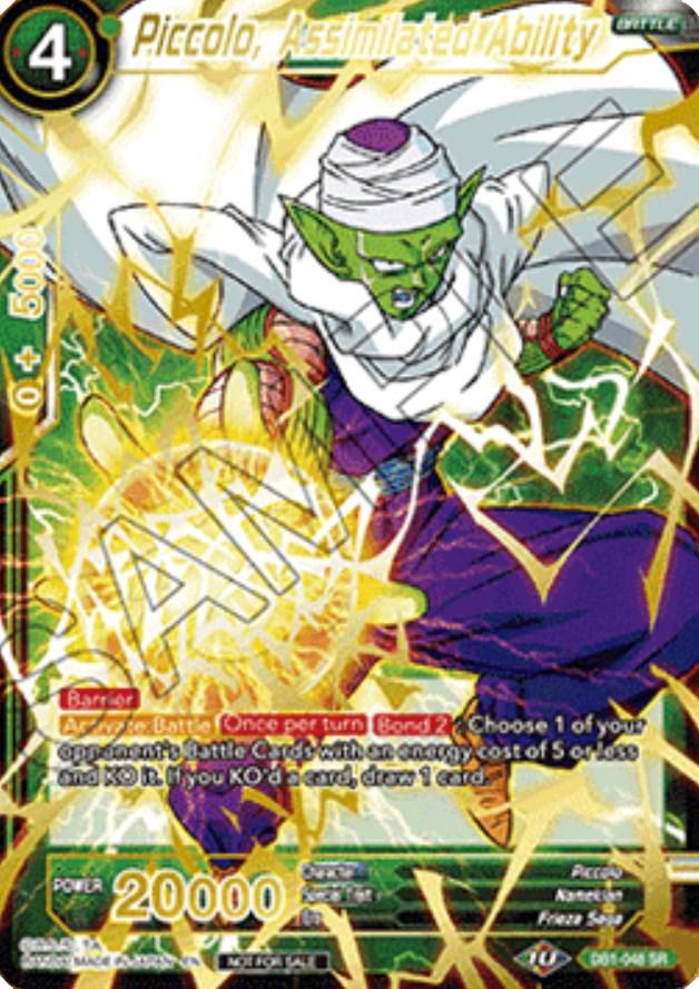Piccolo, Assimilated Ability [Alt. Art Card Set 2023 Vol. 1 Foil] DB1 ...