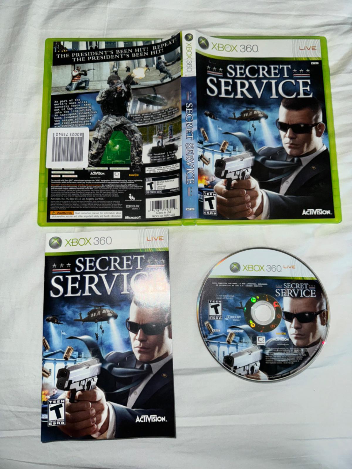 Secret Service Ultimate Sacrifice | Item, Box, and Manual | Xbox 360