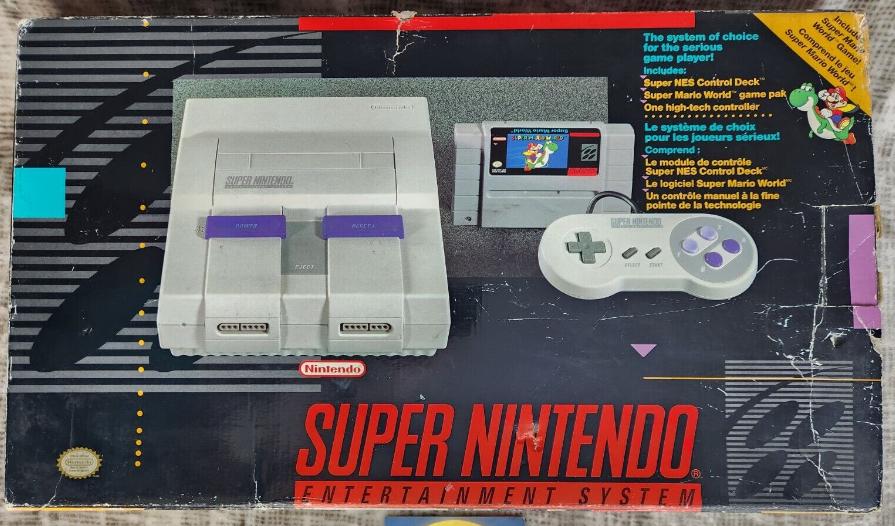 Super Nintendo System [Super Mario World Set] Prices Super Nintendo ...