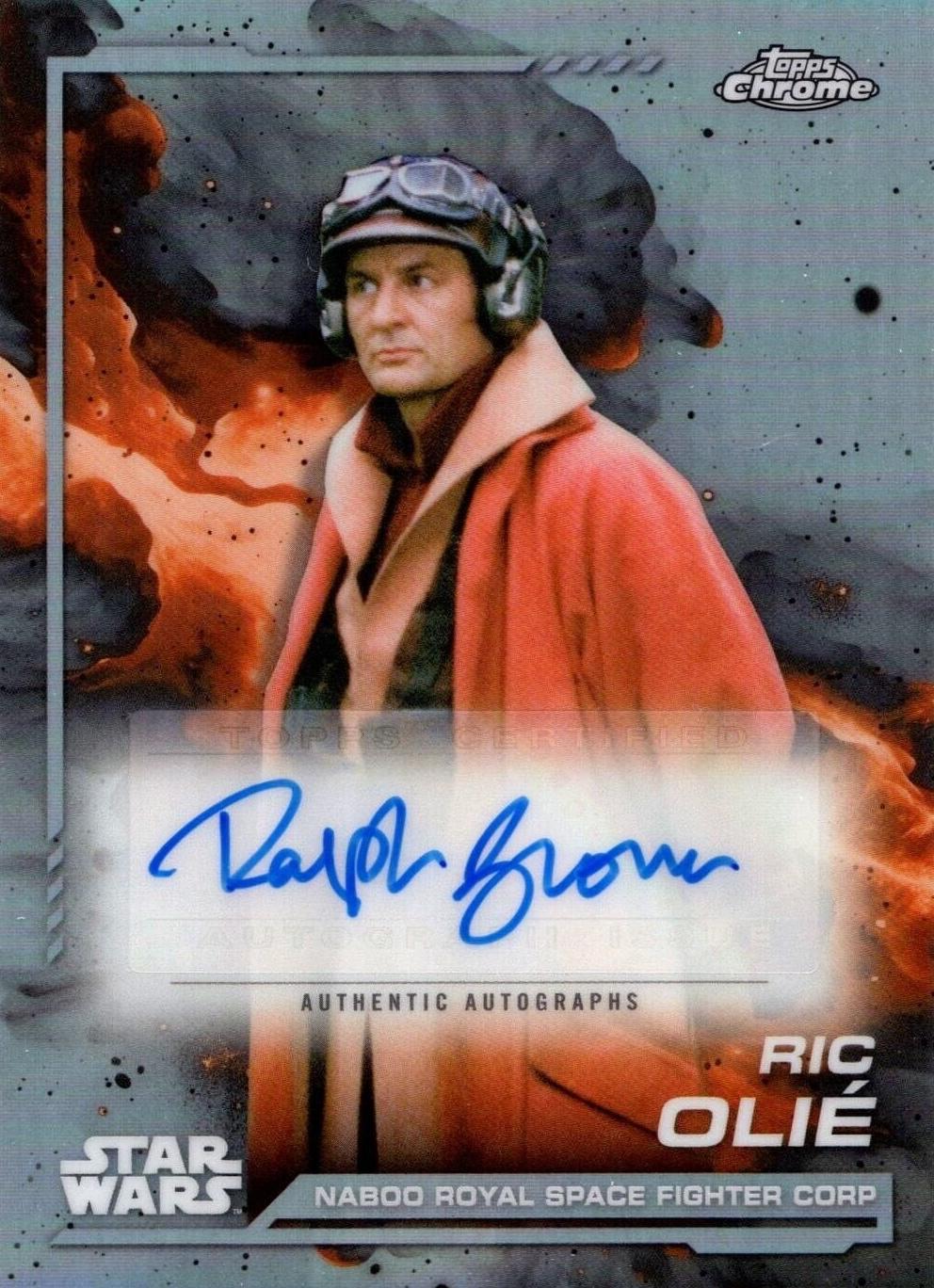 Ralph Brown as Ric Olie #AU-RB Prices | Star Wars 2024 Topps Chrome ...