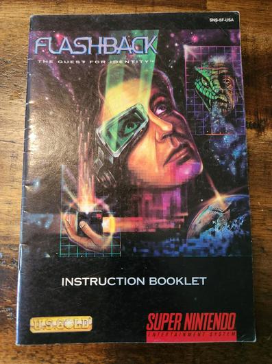 Flashback The Quest for Identity | Manual only | Super Nintendo