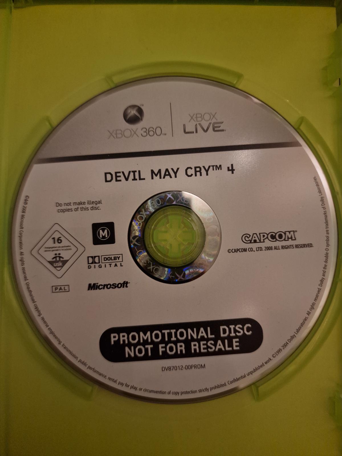 Devil May Cry 4 [Not For Resale] Prices PAL Xbox 360 | Compare Loose ...