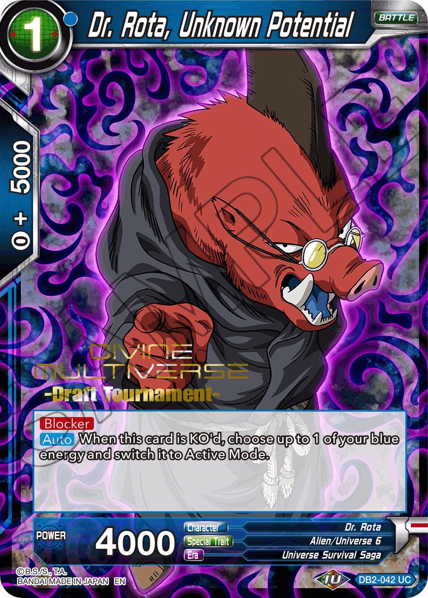 Dr. Rota, Unknown Potential DB2-042 Prices | Dragon Ball Super Divine ...