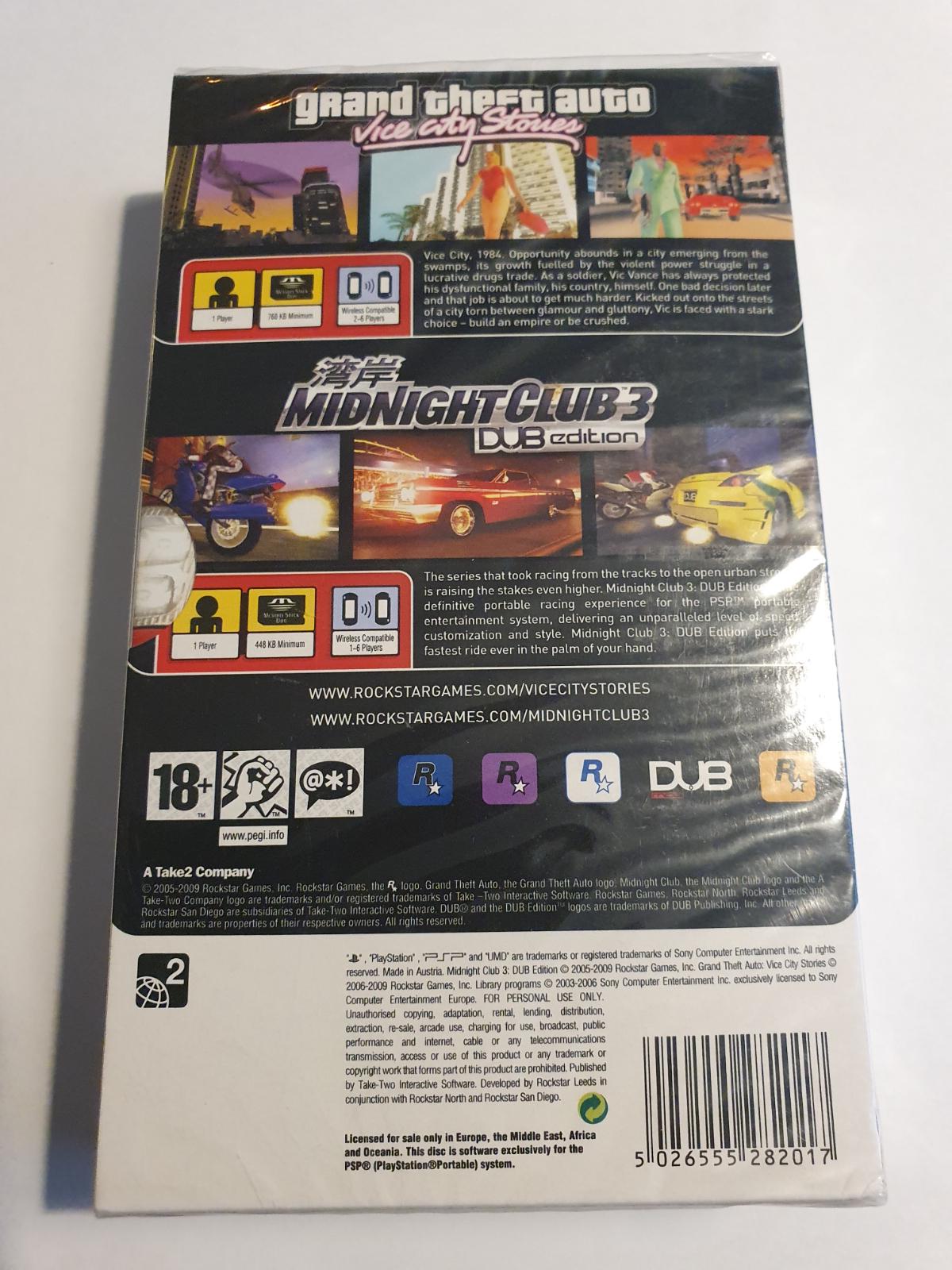 Grand Theft Auto Vice City Stories & Midnight Club 3 DUB Edition ...