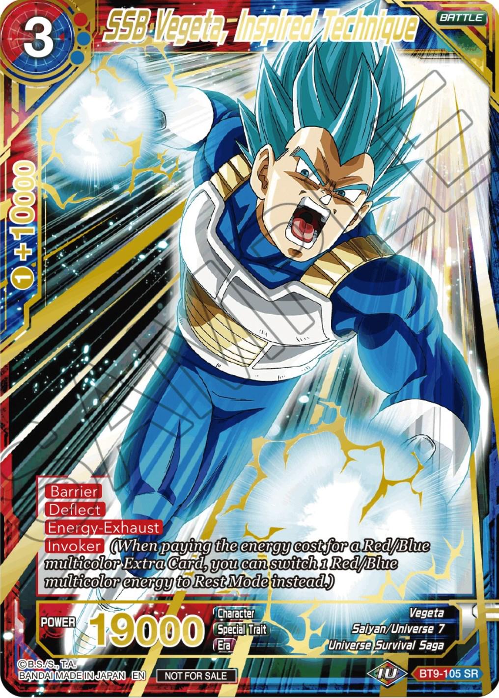 SSB Vegeta, Inspired Technique [Alternate Art] BT9-105 Preise | Dragon ...