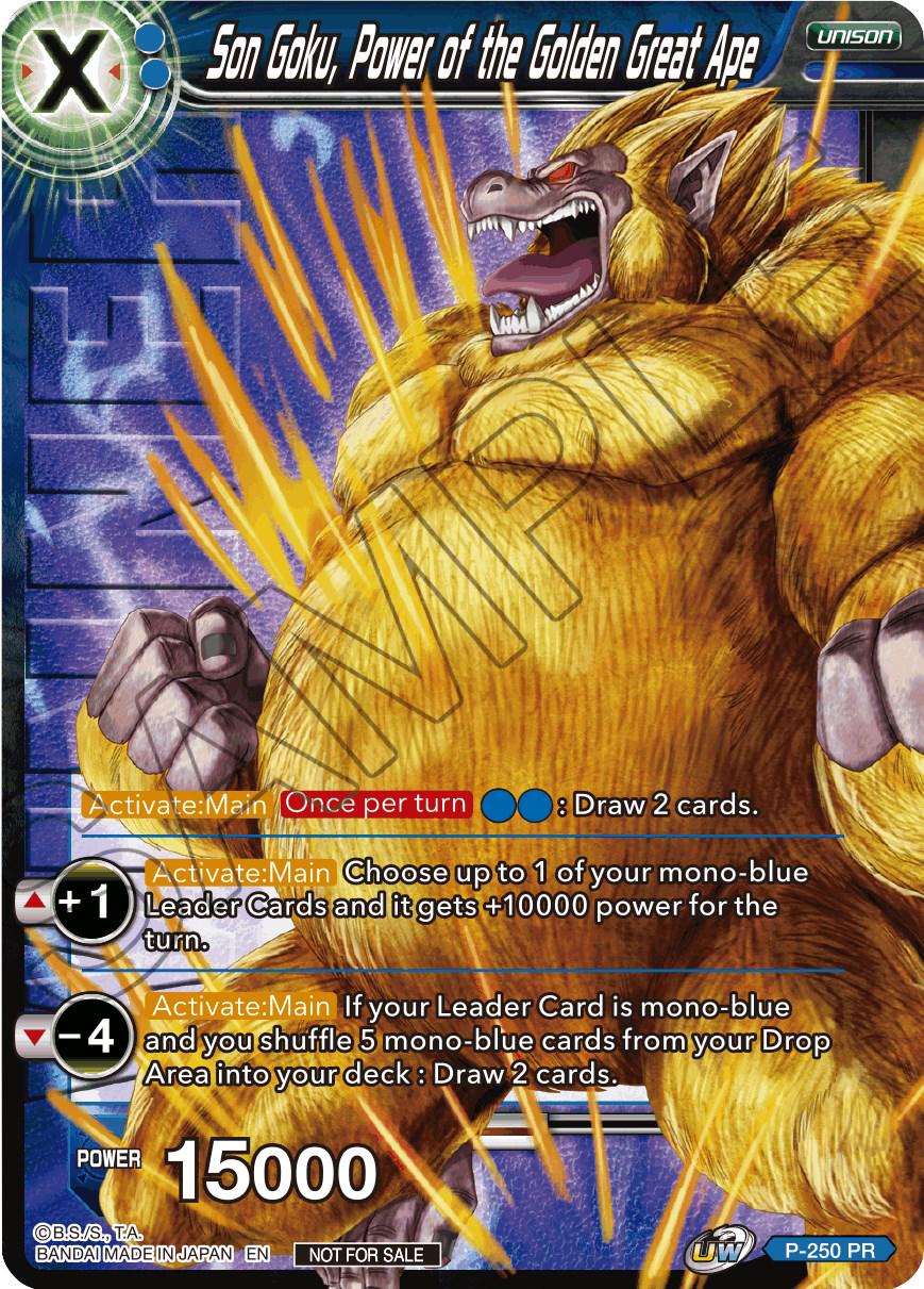 Son Goku, Power of the Golden Great Ape [Winner Stamped] P-250 Prices ...
