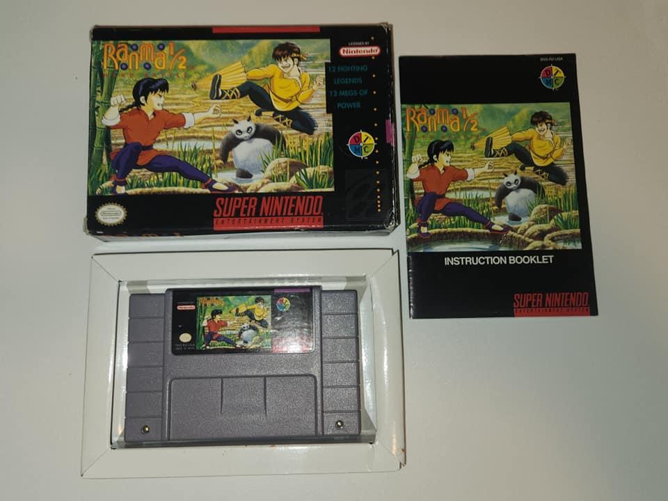 Ranma 1/2 Hard Battle | Item, Box, and Manual | Super Nintendo