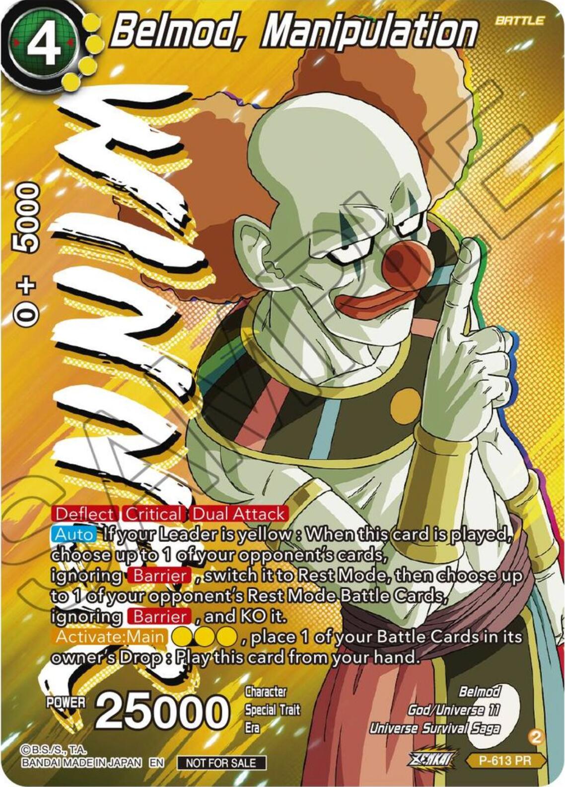 Belmod, Manipulation [Foil] P-613 Prices | Dragon Ball Super Divine ...