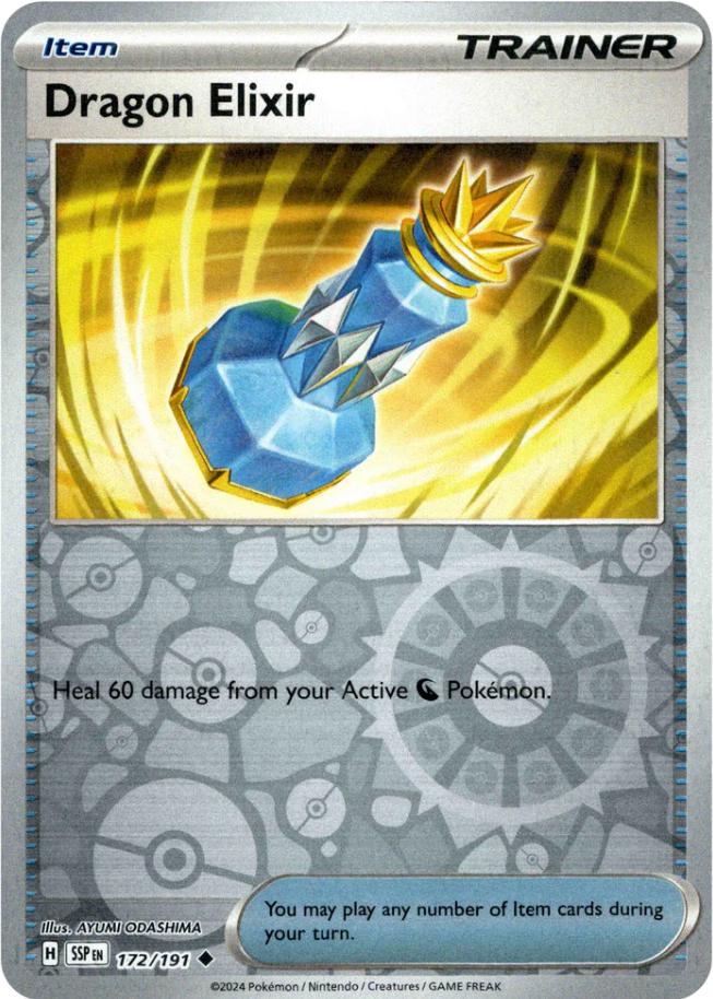 Dragon Elixir [Reverse Holo] #172 Prices | Pokemon Surging Sparks | Pokemon Cards