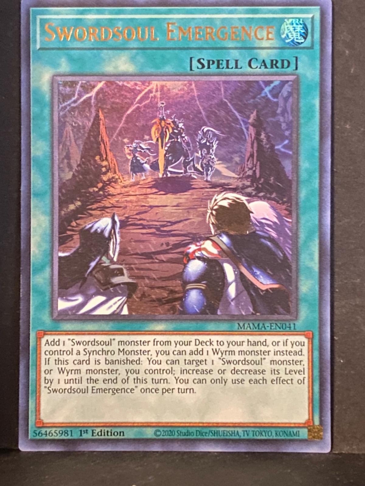 Swordsoul Emergence | Ungraded | YuGiOh Magnificent Mavens