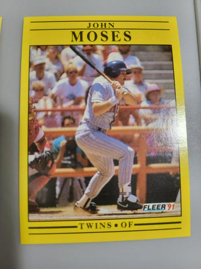 John Moses | Ungraded | 1991 Fleer