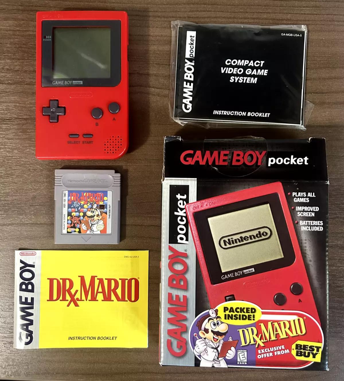 Game Boy Pocket Red [Dr. Mario Best Buy] Precios GameBoy Color ...