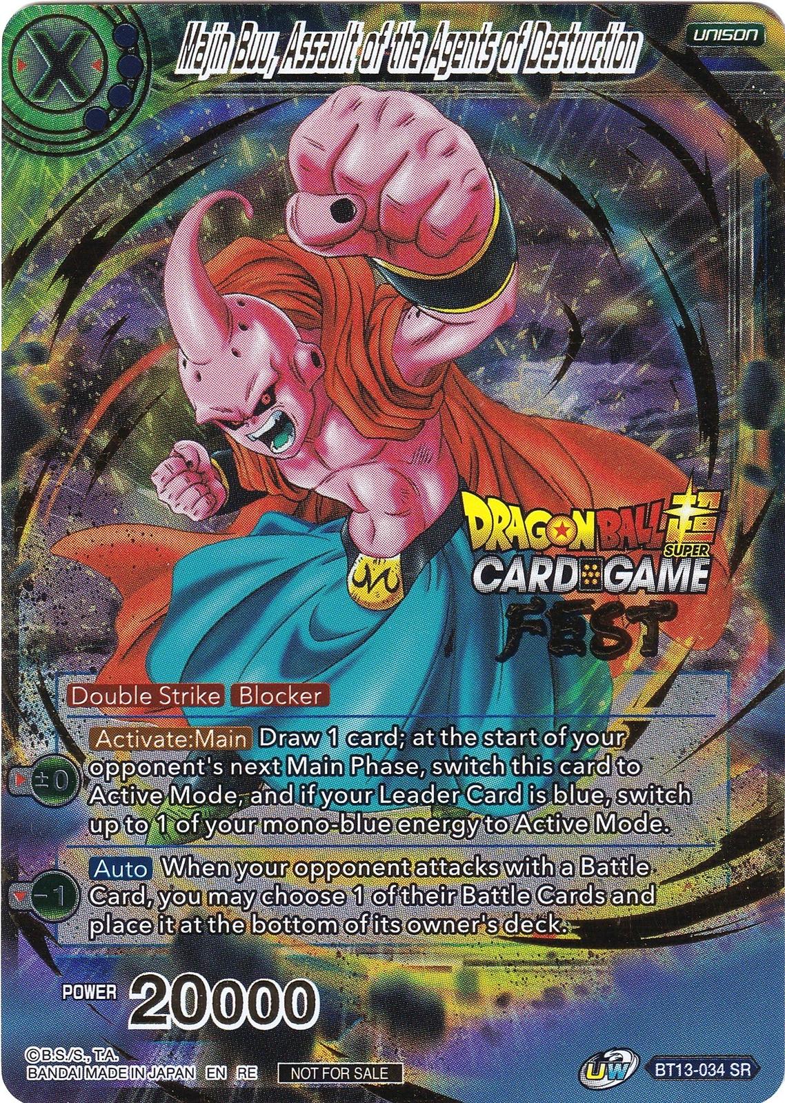 Majin Buu, Assault of the Agents of Destruction [Foil] BT13-034 Precios ...