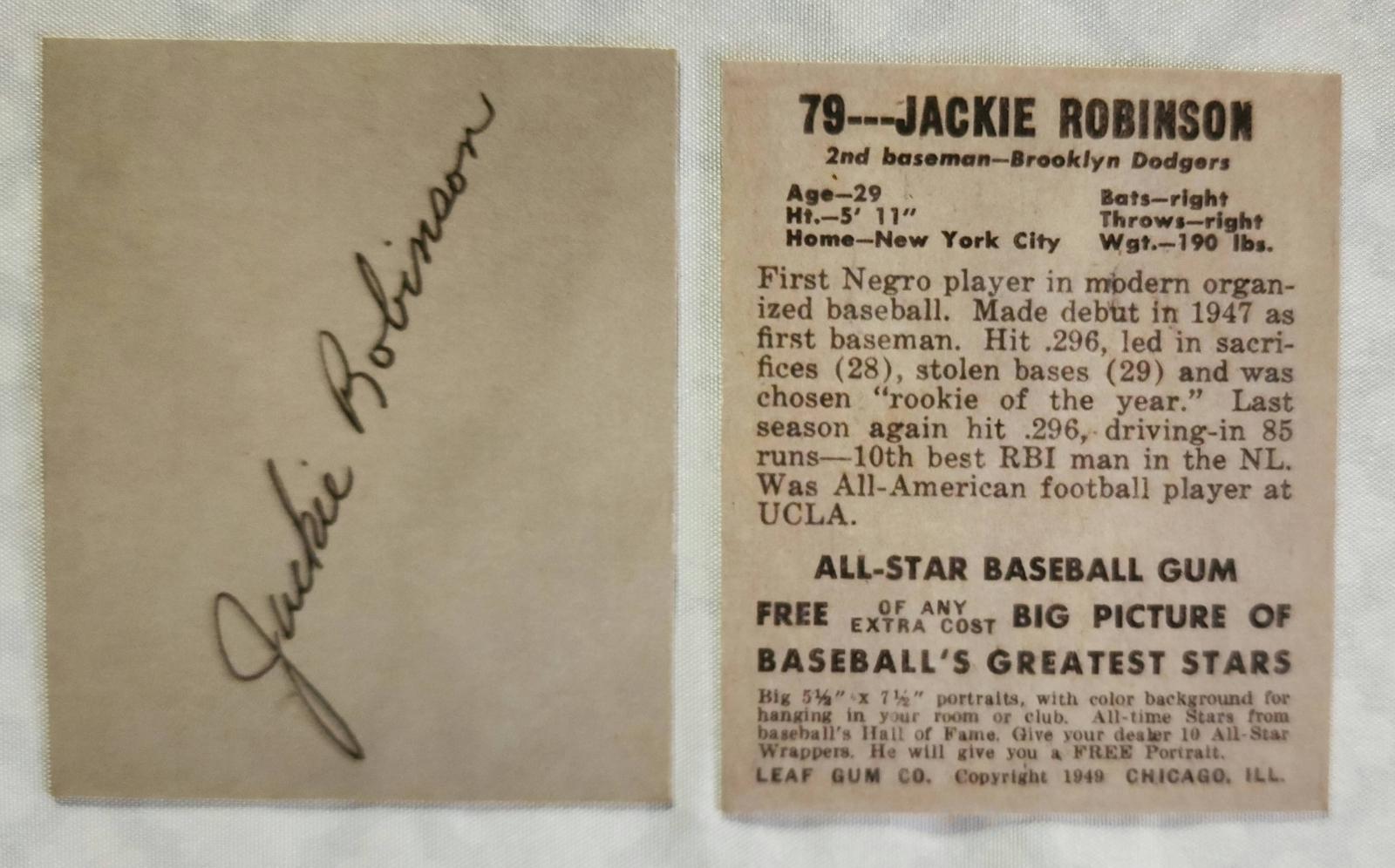 Jackie Robinson #79 Prices [Rookie] | 1948 Leaf | Baseball Cards