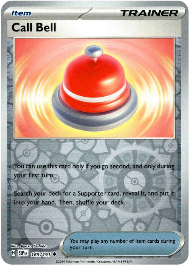 Call Bell [Reverse Holo] #165 Prices | Pokemon Surging Sparks | Pokemon ...