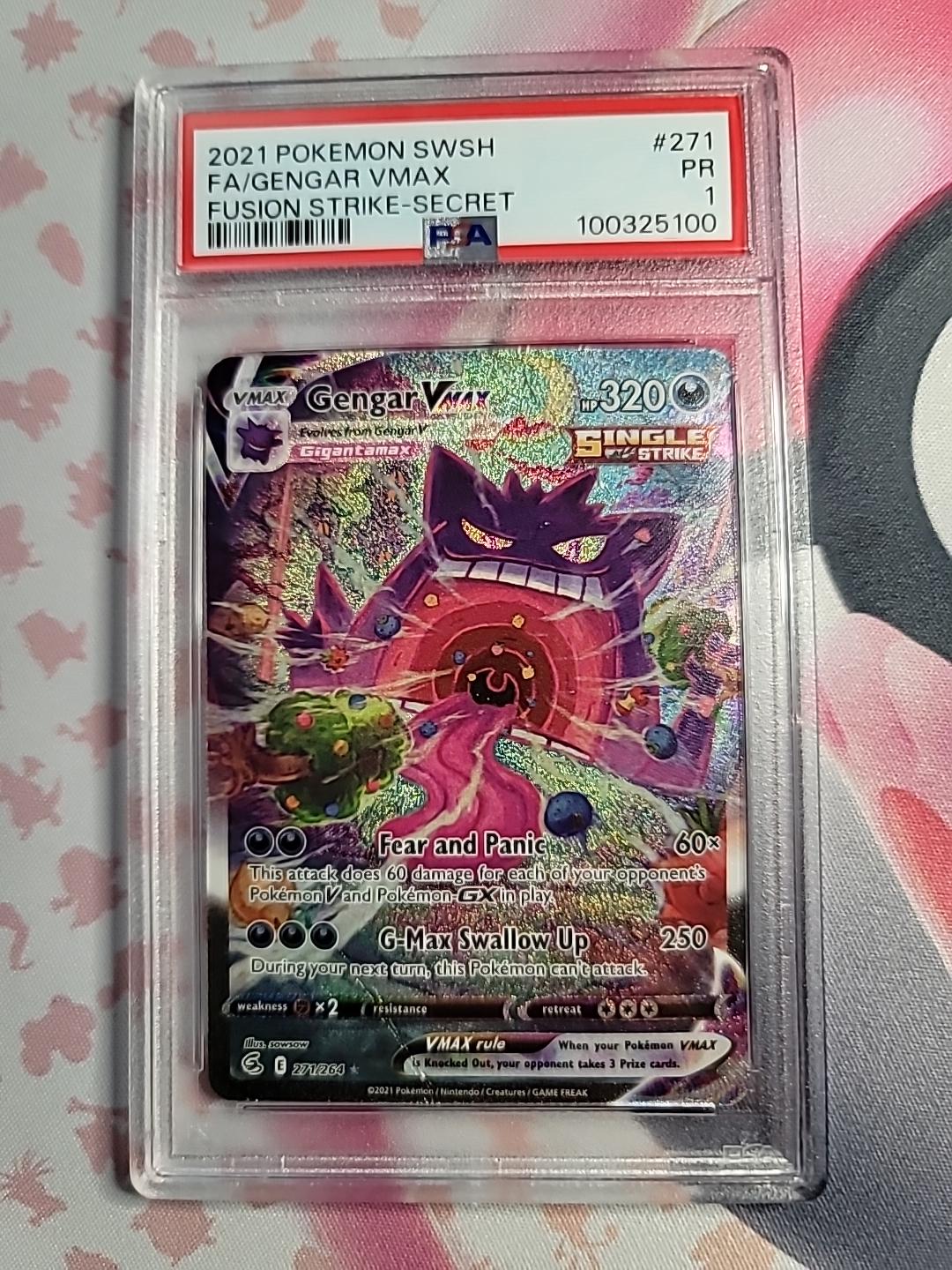 Gengar VMAX | Graded 1 | Pokemon Fusion Strike