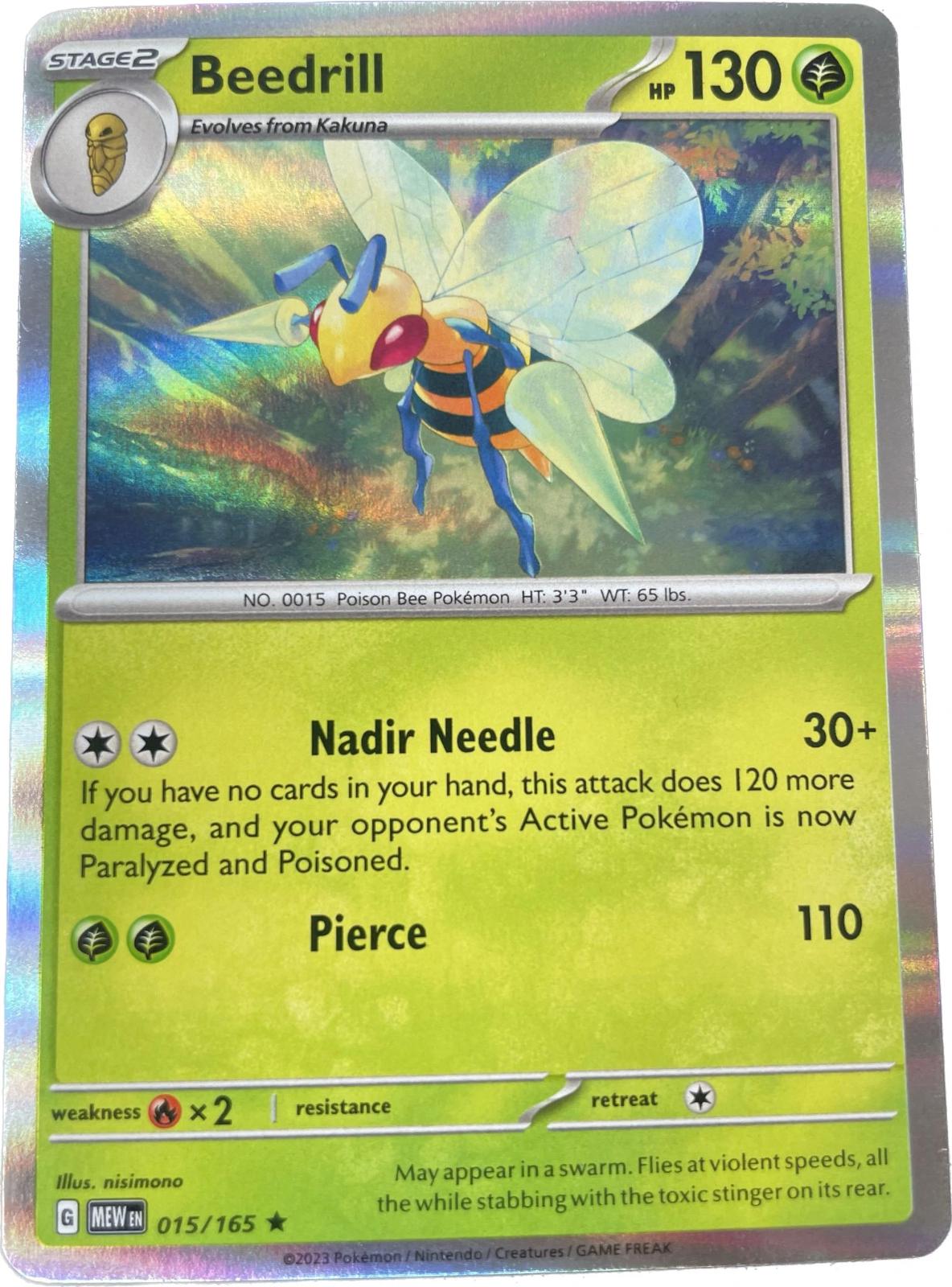 Beedrill #15 Prices | Pokemon Scarlet & Violet 151 | Pokemon Cards