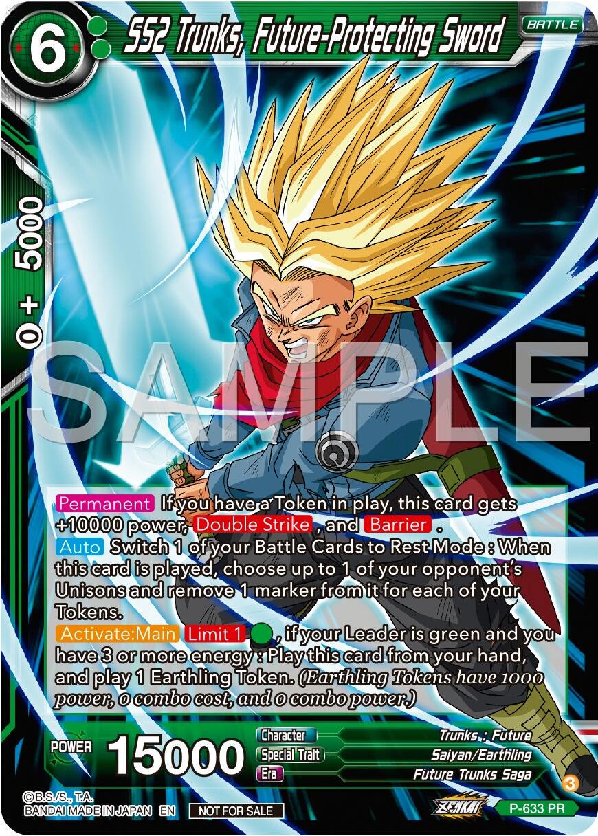 SS2 Trunks, Future-Protecting Sword [Foil] P-633 Prices | Dragon Ball ...