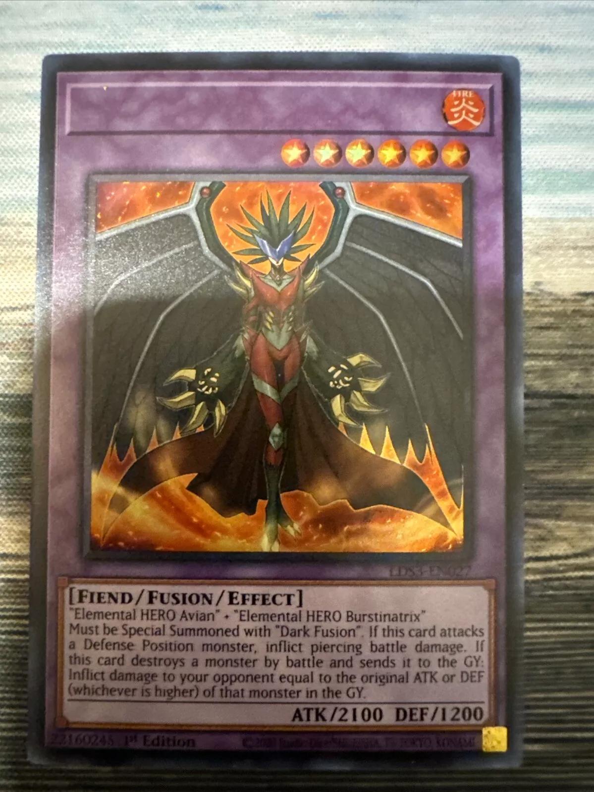 Evil HERO Inferno Wing [Misprint] LDS3-EN027 Prices | YuGiOh Legendary ...