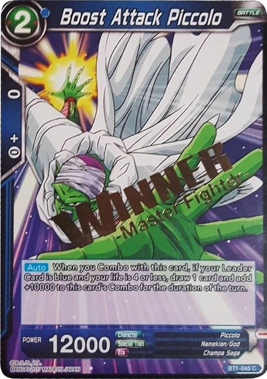 Boost Attack Piccolo [Winner Stamped] BT1-045 Prices | Dragon Ball ...