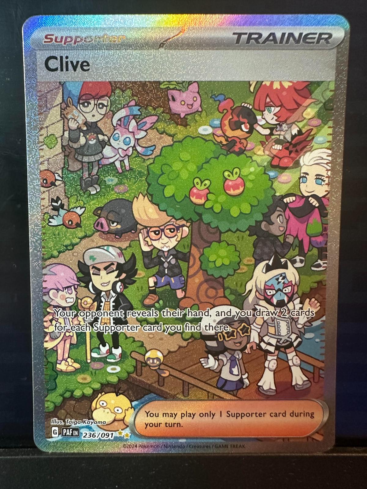 Clive | Ungraded | Pokemon Paldean Fates