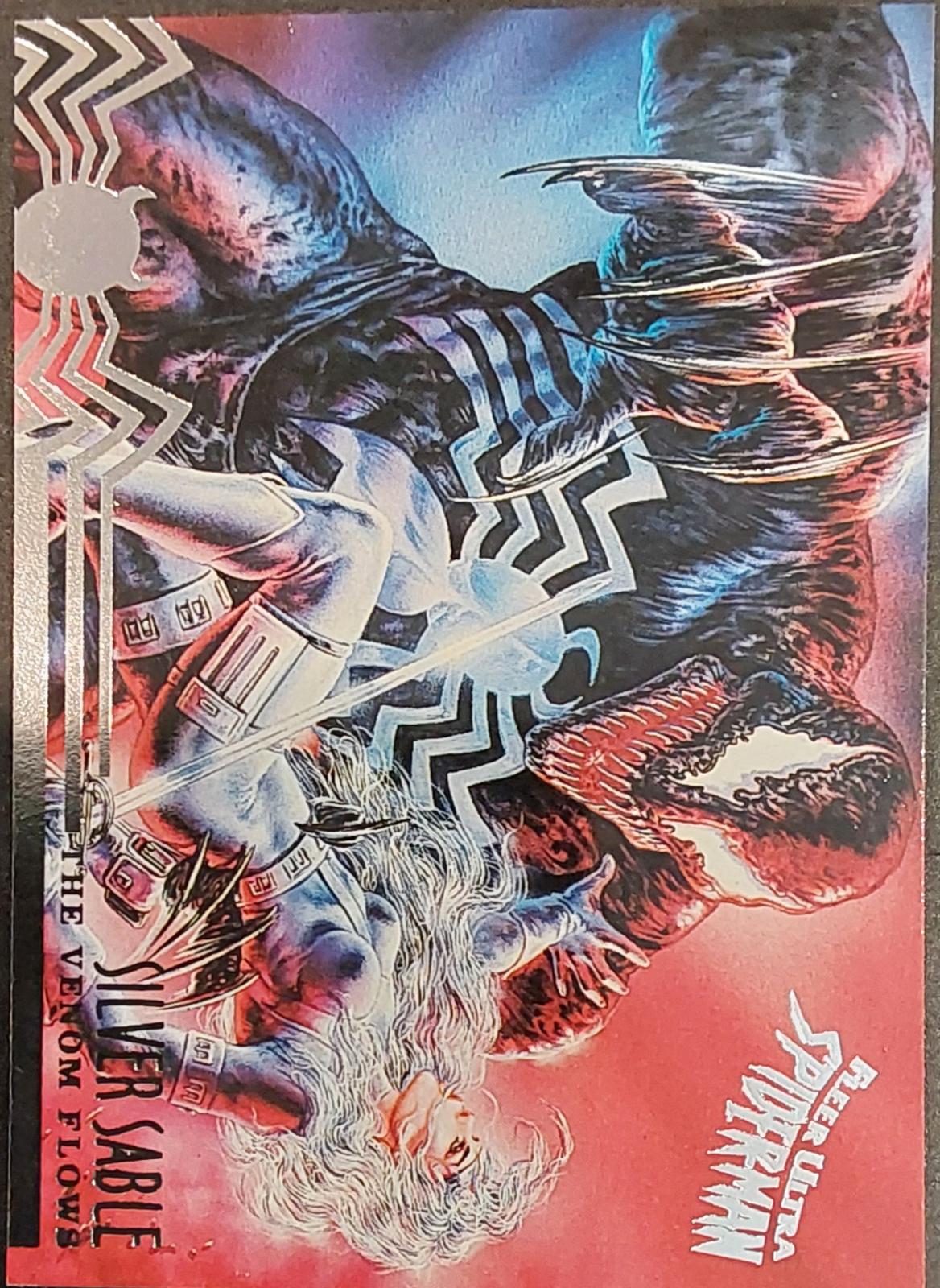 Venom vs. Silver Sable #107 Prices | Marvel 1995 Ultra Spider-Man ...