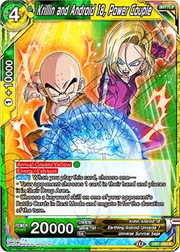 Цены на Krillin and Android 18, Power Couple DB1-093 | Dragon Ball ...