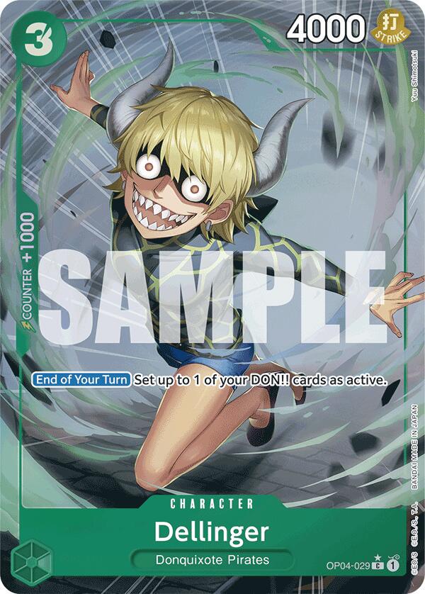 Dellinger [Full Art PRB-01] OP04-029 Prices | One Piece Kingdoms of ...