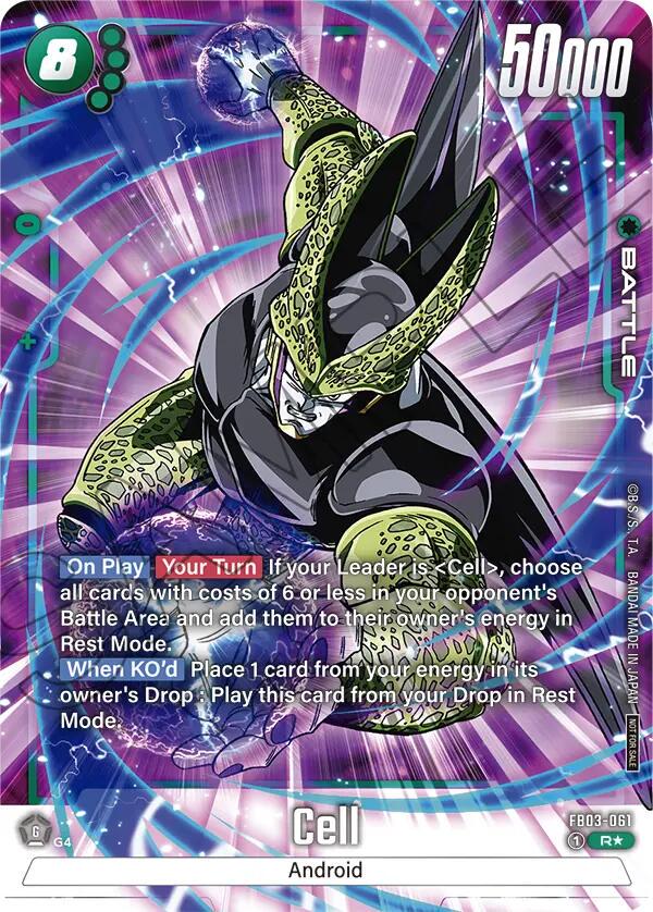 Cell [Tournament Pack -Winner- 03 Holo] FB03-061 Prices | Dragon Ball ...