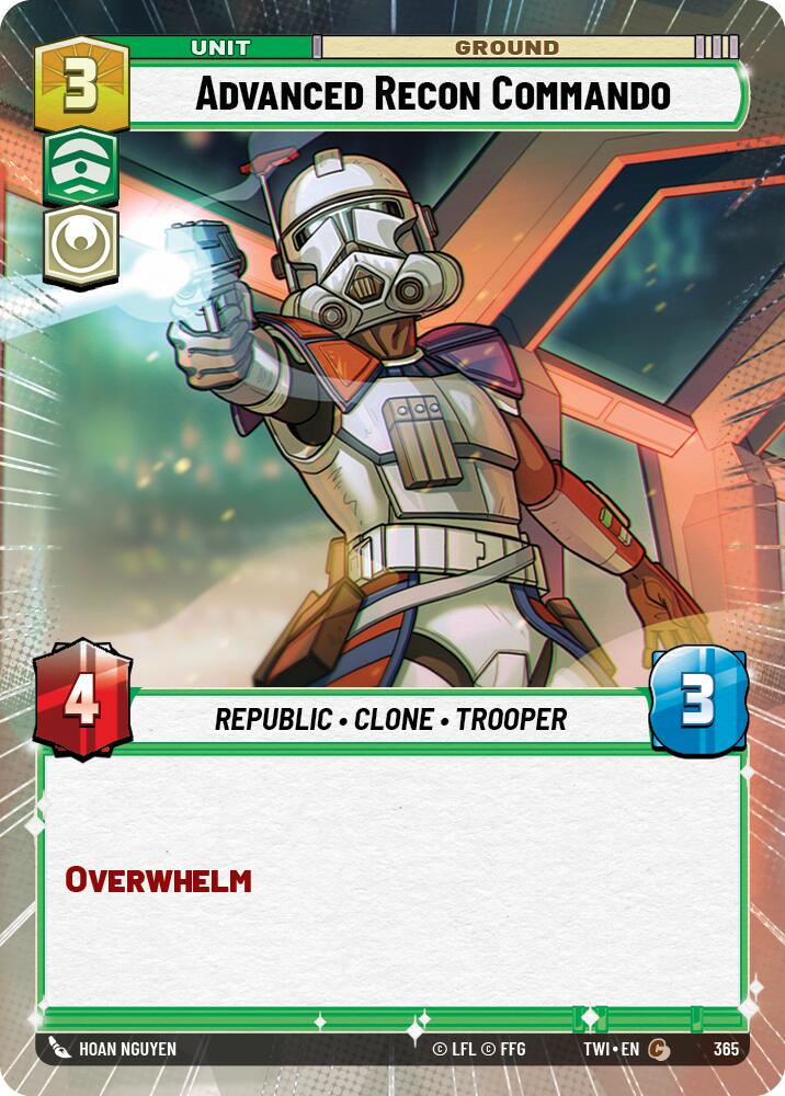 Advanced Recon Commando [Hyperspace Foil] #365 Prices | Star Wars ...