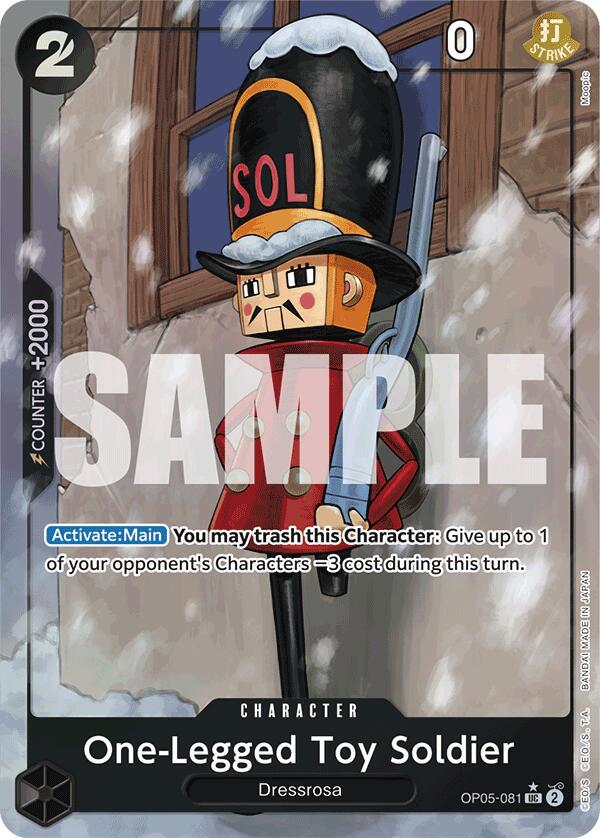 One-Legged Toy Soldier [Full Art PRB-01] OP05-081 Prices | One Piece ...