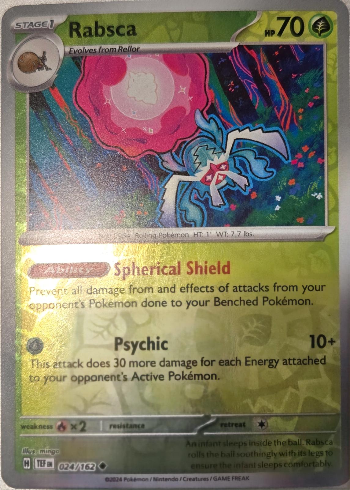 Rabsca [Reverse Holo] | Ungraded | Pokemon Temporal Forces
