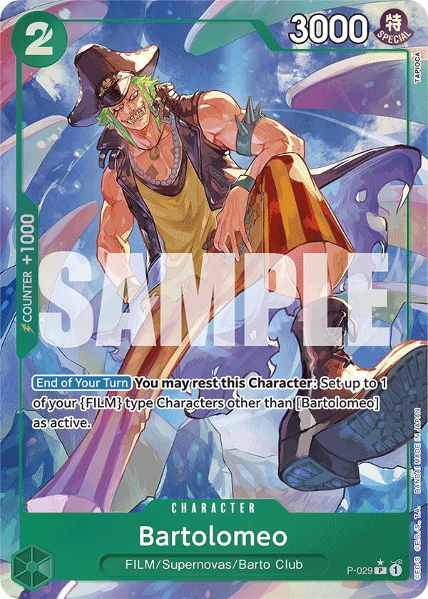 Bartolomeo [Full Art PRB-01] P-029 Prices | One Piece Promo | One Piece ...