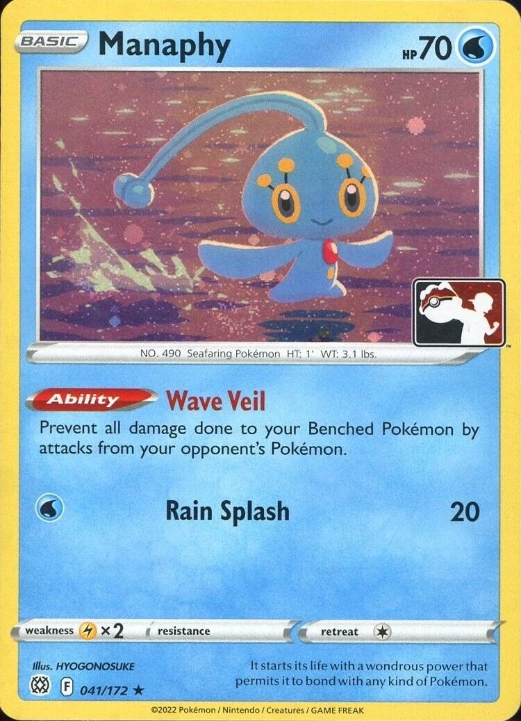 Manaphy [Prize Pack] #41 Prices | Pokemon Brilliant Stars | Pokemon Cards