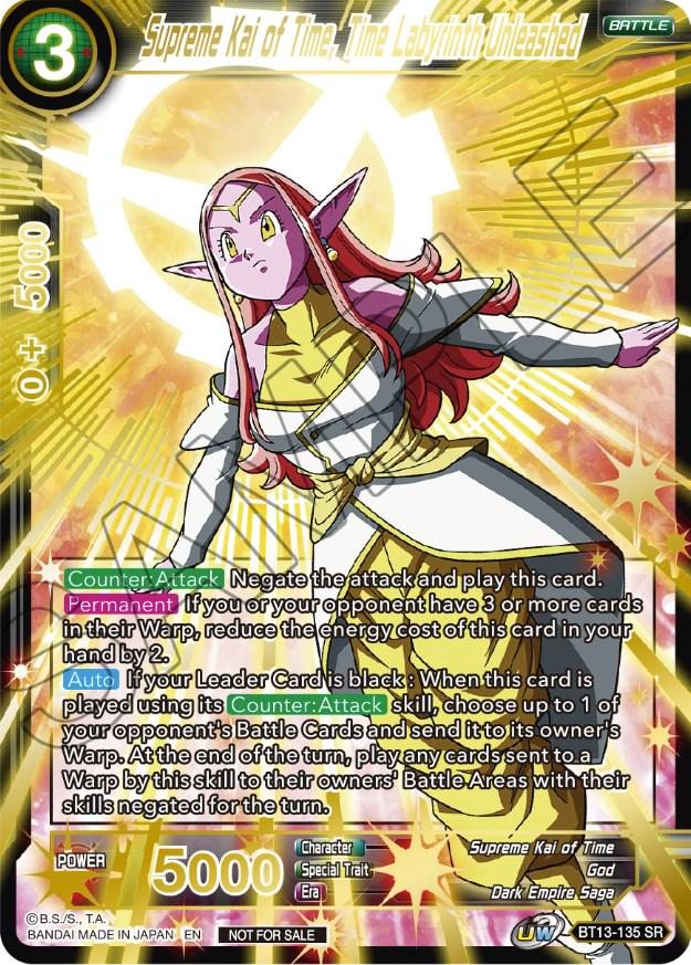 Supreme Kai of Time, The Labyrinth Unleashed [Top 16 Foil] BT13-135 Prijzen | Dragon Ball Super ...