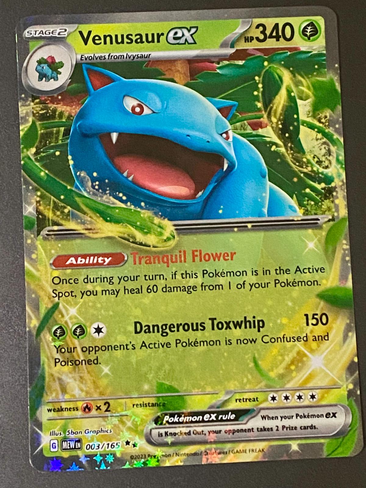 Venusaur ex | Ungraded | Pokemon Scarlet & Violet 151