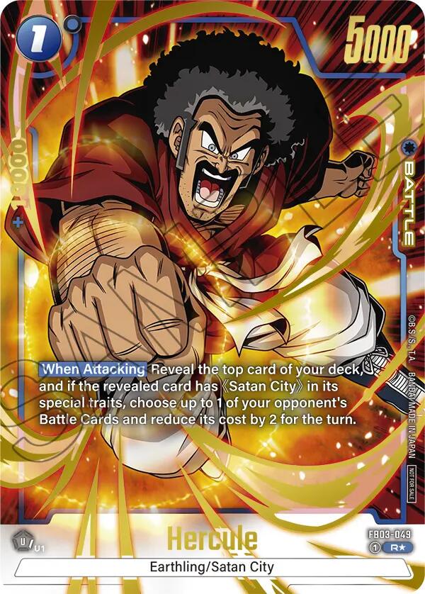 Hercule [Holo] FB03-049 Prices | Dragon Ball Fusion World Judge Promo ...