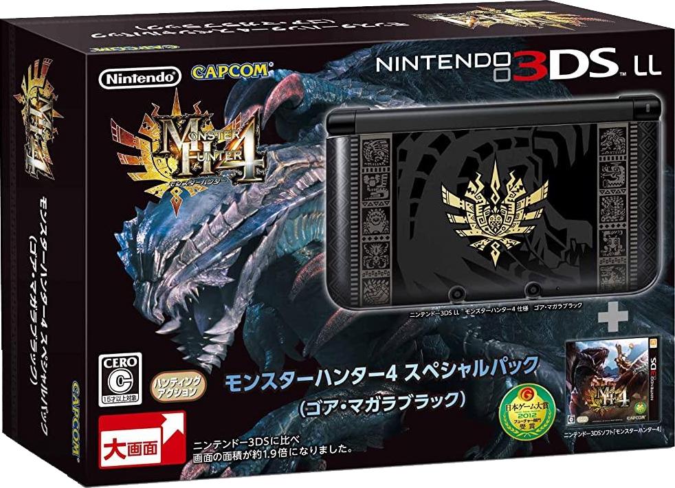 Nintendo 3DS LL Monster Hunter 4 Gore Magala Black Prices JP Nintendo ...
