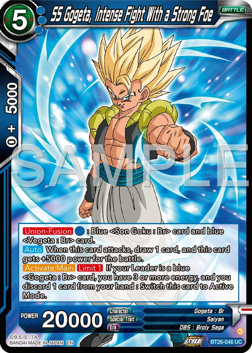 SS Gogeta, Intense Fight With a Strong Foe BT26-046 Prices | Dragon ...
