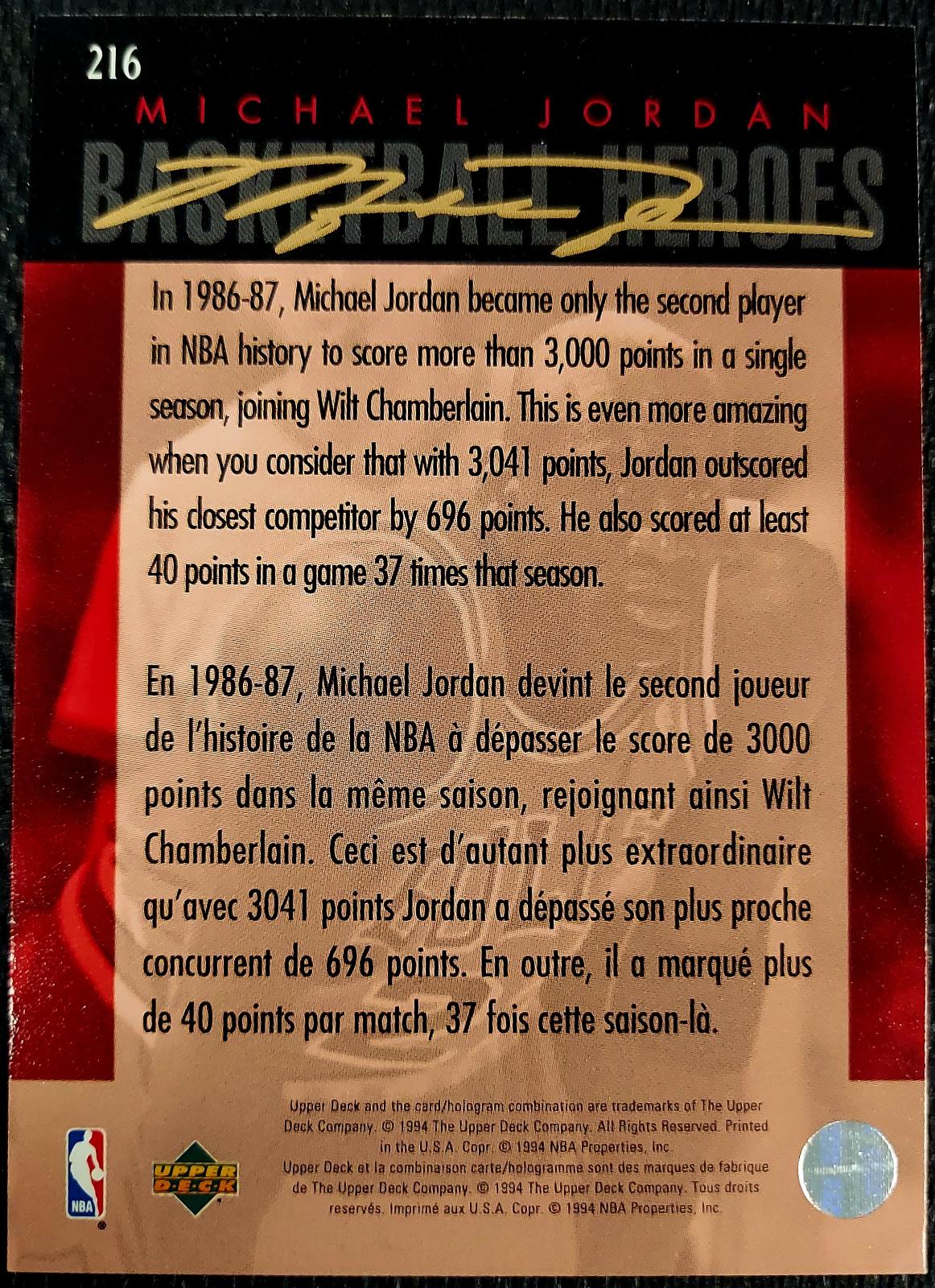 Michael Jordan #17 Prices | 1994 Collector's Choice International ...