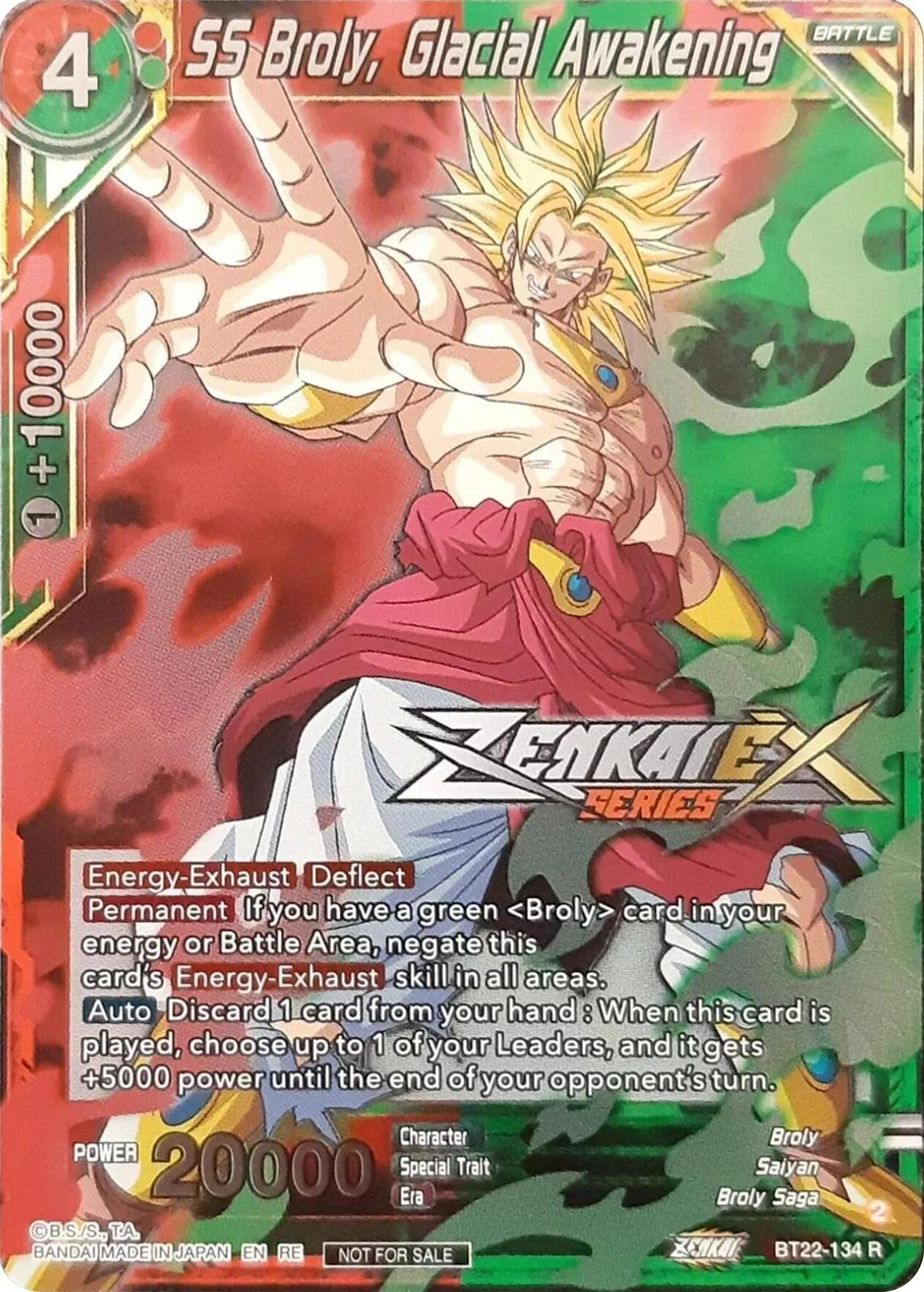 Prix de SS Broly, Glacial Awakening [Foil] BT22-134 | Dragon Ball Super ...