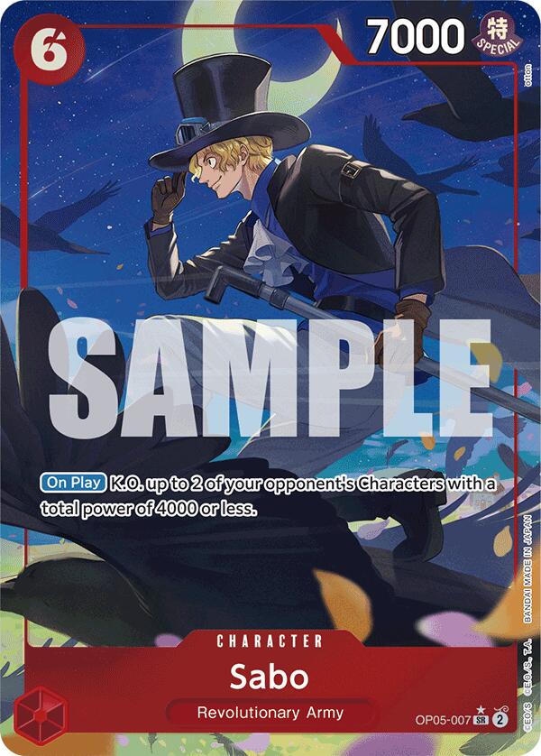 Sabo [Alternate Art PRB-01] OP05-007 Prices | One Piece Awakening of ...