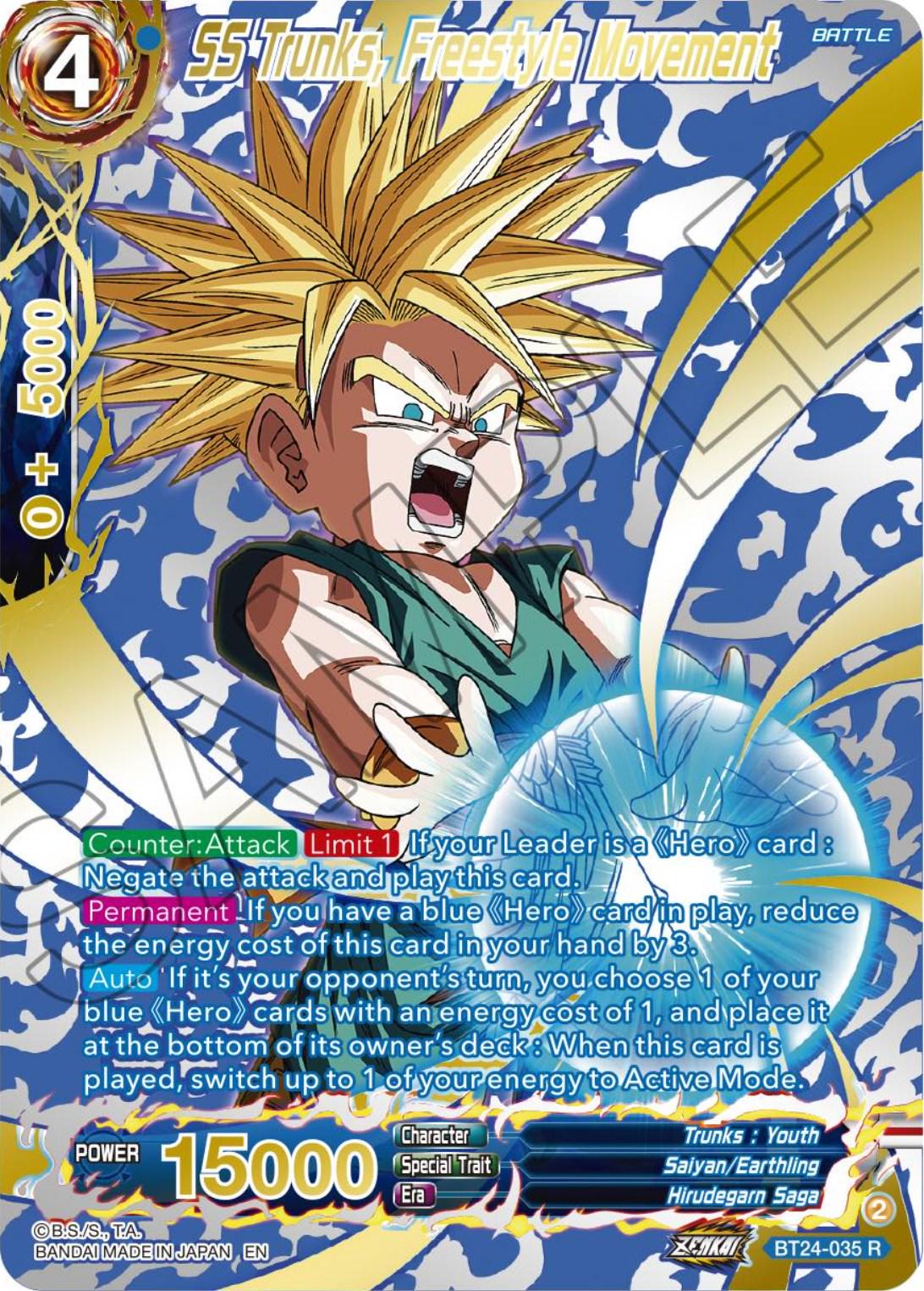 SS Trunks, Freestyle Movement [Gold Foil] BT24-035 Precios | Dragon ...