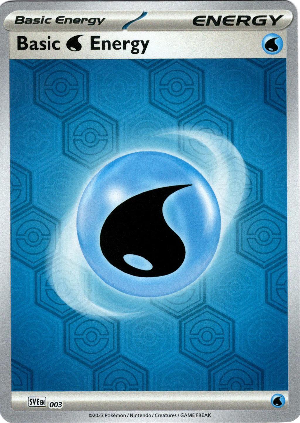 Prix de Basic Water Energy [Holo] #3 | Pokemon Scarlet & Violet ...