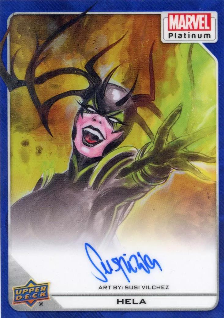 Hela [Artist Auto Blue Rainbow] #31 Prices | Marvel 2023 Upper Deck ...